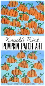 Pumpkin Patch Art Project For Kids - I Heart Crafty Things