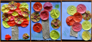 Fall Pop Up Tree Card - Easy Paper Craft For Kids! - I Heart Crafty Things