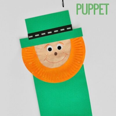 Love Monster Paper Bag Puppet Kids Craft - I Heart Crafty Things