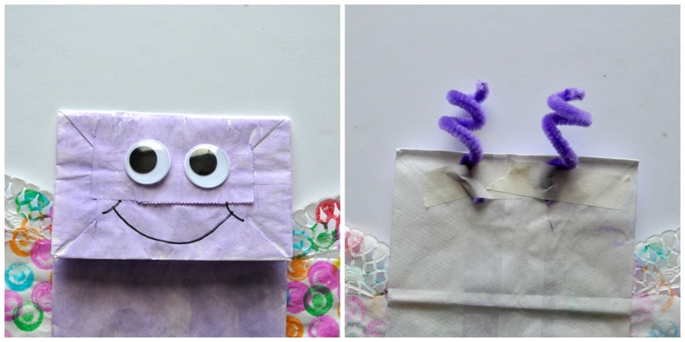 Paper Bag Butterfly Kids Craft - I Heart Crafty Things