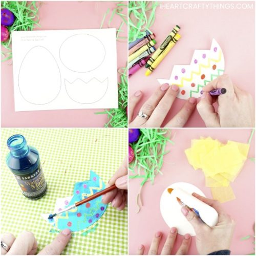 Hatching Chick Craft (with Printable Pattern) - I Heart Crafty Things