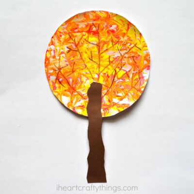 Fun Fall Tree ABC Match Preschool Printable - I Heart Crafty Things