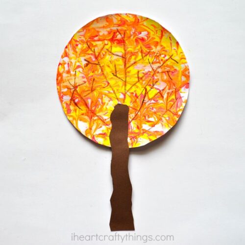 Fun Fall Tree ABC Match Preschool Printable - I Heart Crafty Things