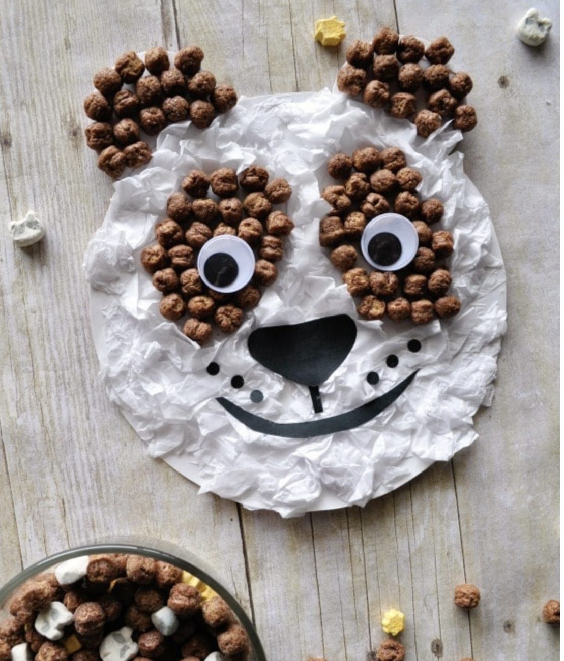 Panda Cereal Craft - I Heart Crafty Things