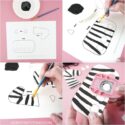 Galloping Finger Puppet Zebra Craft - I Heart Crafty Things