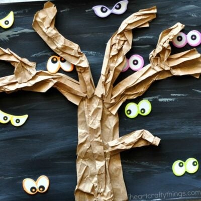 Spooky Tree Halloween Craft - I Heart Crafty Things