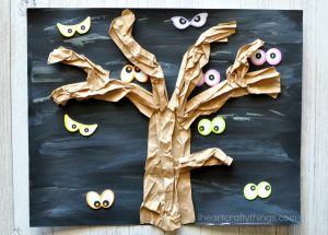 Spooky Tree Halloween Craft - I Heart Crafty Things