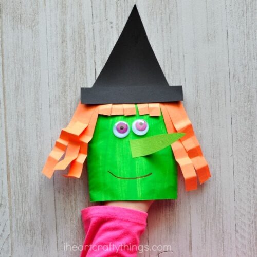 Simple Paper Bag Ghost Craft - I Heart Crafty Things