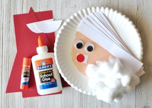 Santa Beard Christmas Countdown Craft - I Heart Crafty Things