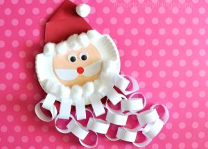 Santa Beard Christmas Countdown Craft - I Heart Crafty Things