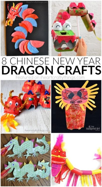 Manualidades de Dragón para el Año Nuevo Chino - I Heart Crafty Things ...