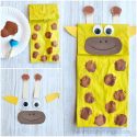 Adorable Paper Bag Giraffe Craft - I Heart Crafty Things