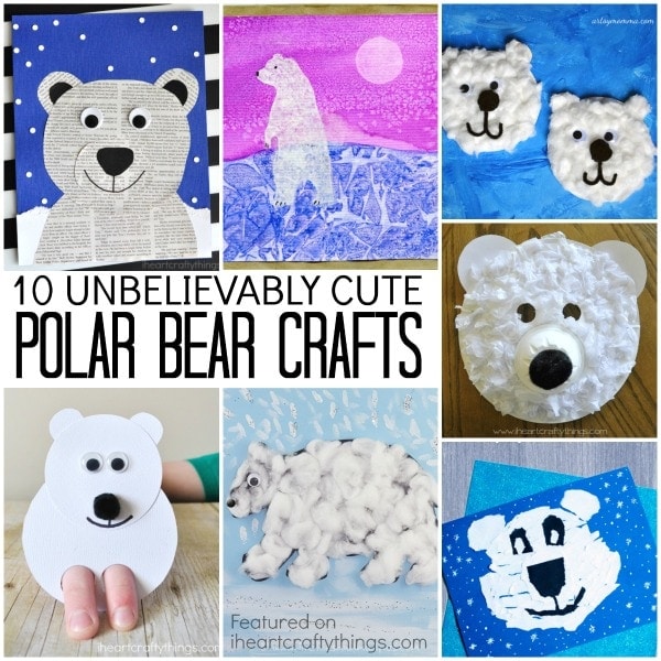 Unbelievably Cute Polar Bear Crafts I Heart Crafty Things Unbelievably Cute Polar Bear Crafts I Heart Crafty Things