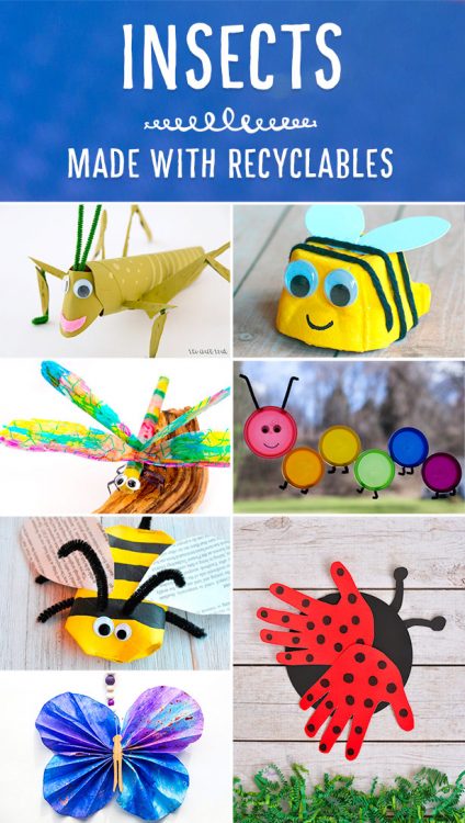 Awesome Recycled Bee Craft - I Heart Crafty Things