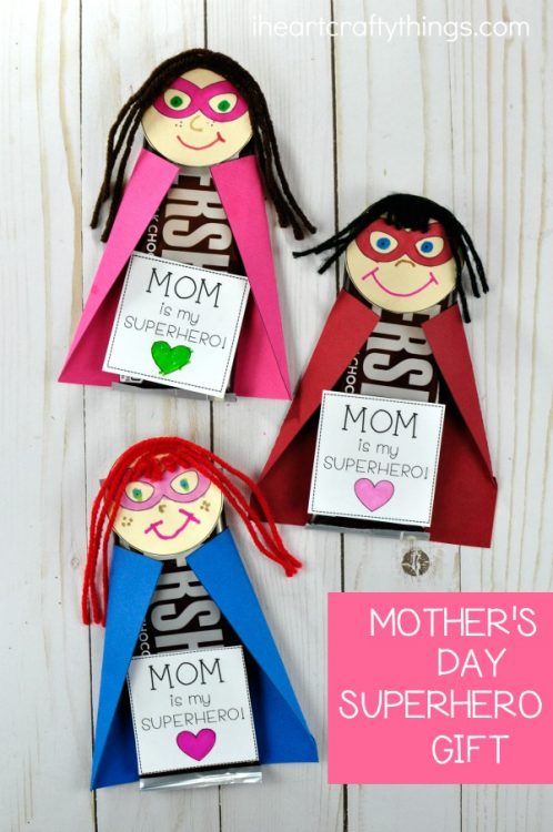 DIY Superhero Mother's Day Gift - I Heart Crafty Things