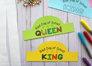 Printable Back-to-School Crowns To Upgrade The First Day Of School - I ...