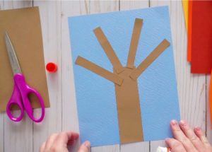 Beautiful Fall Tree Paper Craft - I Heart Crafty Things