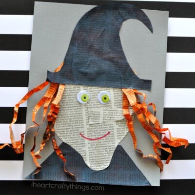 Creative Newspaper Witch Craft - I Heart Crafty Things