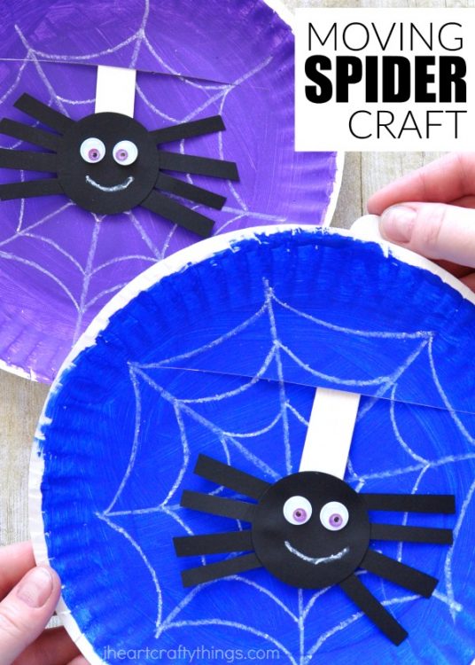 Simple And Playful Spider Web Craft - I Heart Crafty Things