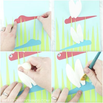 How To Make A Paper Dragonfly Craft - I Heart Crafty Things