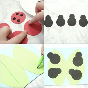 How To Make A Paper Ladybug Craft - I Heart Crafty Things