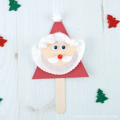 Christmas Stick Puppets Craft - I Heart Crafty Things