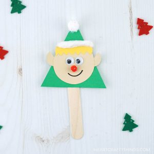 Christmas Stick Puppets Craft - I Heart Crafty Things