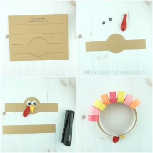 Turkey Headband Thanksgiving Craft - I Heart Crafty Things