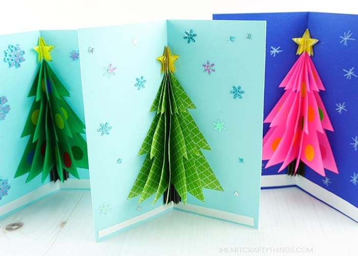 How To Make A 3D Christmas Card I Heart Crafty Things
