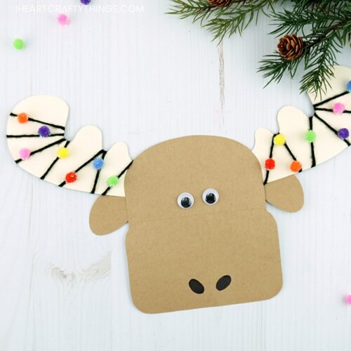 The Cutest Christmas Moose Craft - I Heart Crafty Things