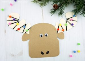 The Cutest Christmas Moose Craft - I Heart Crafty Things