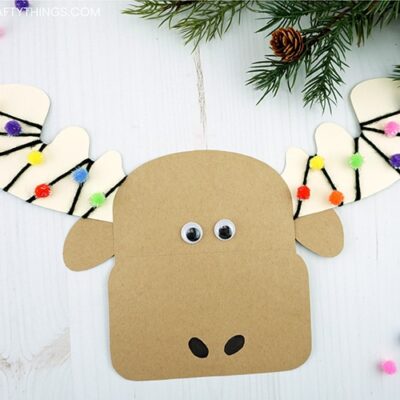 The Cutest Christmas Moose Craft
