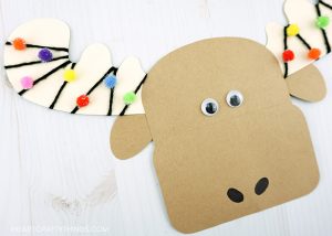 The Cutest Christmas Moose Craft - I Heart Crafty Things