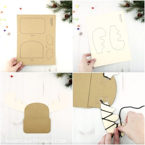 The Cutest Christmas Moose Craft - I Heart Crafty Things