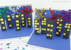 3D New Year's Eve Craft For Kids - I Heart Crafty Things