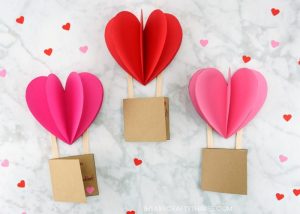 3D Hot Air Balloon Card - I Heart Crafty Things