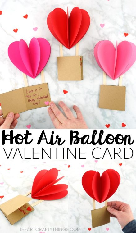 3D Hot Air Balloon Card - I Heart Crafty Things