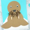 Paper Walrus Craft For Kids - I Heart Crafty Things