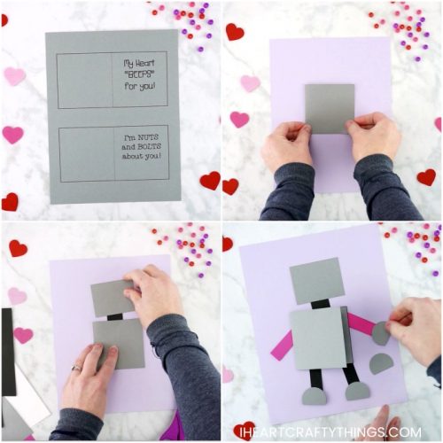 Robot Valentine Craft - I Heart Crafty Things