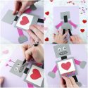 Robot Valentine Craft - I Heart Crafty Things