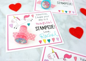 Printable Unicorn Valentine Cards - I Heart Crafty Things