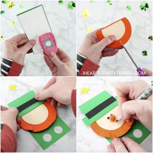 How To Make Awesome Leprechaun Finger Puppets - I Heart Crafty Things