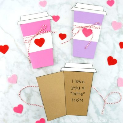 Mother's Day Coffee Card Template - I Heart Crafty Things