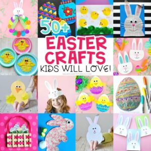 How To Make A Paper Plate Easter Egg Wreath -Easy Easter Craft For Kids ...