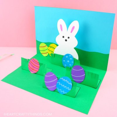 How To Make A Pop Up Easter Card -Easy Easter Craft For Kids - I Heart ...
