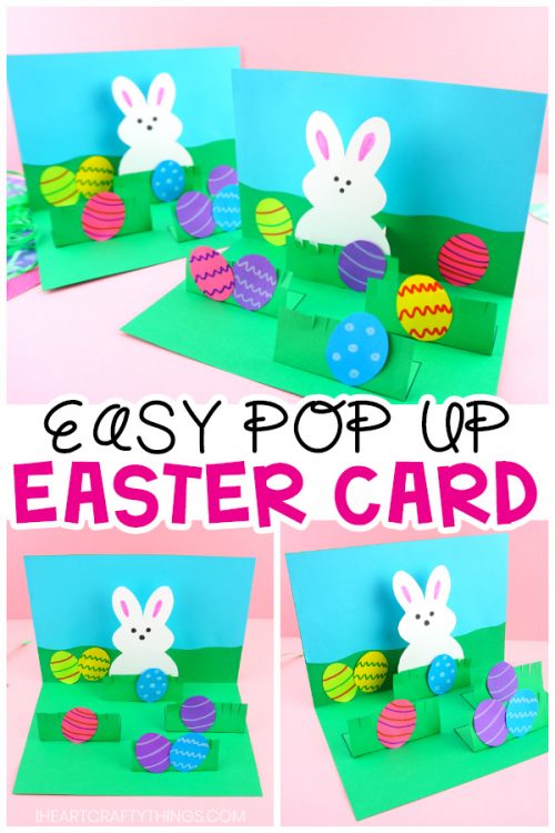How To Make A Pop Up Easter Card -Easy Easter Craft For Kids - I Heart ...