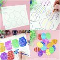 How To Make A Paper Plate Easter Egg Wreath -Easy Easter Craft For Kids ...