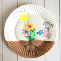 Paper Plate Growing Flower Craft - I Heart Crafty Things