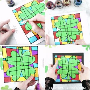 St. Patrick's Day Art Project For Kids - I Heart Crafty Things