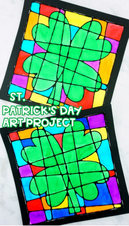 St. Patrick's Day Art Project For Kids - I Heart Crafty Things